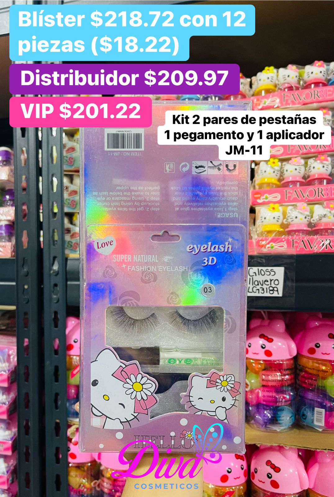 KIT PESTAÑA JM-11 B/12 – divacosmeticos